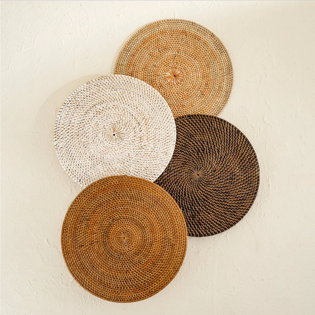 Round Rattan Placemats/Table mats – Coastal Villa Homeware