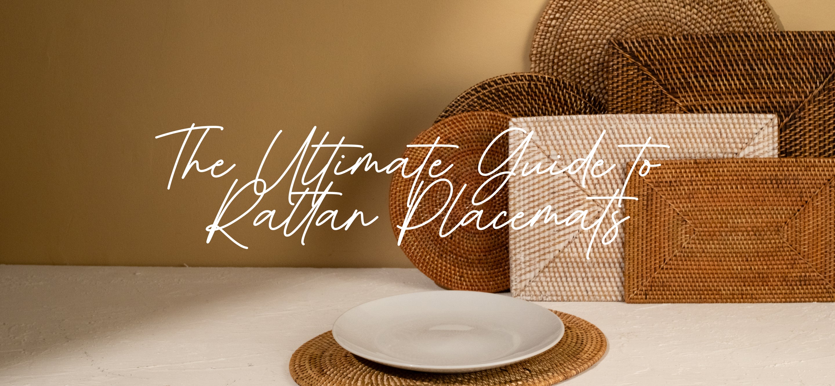 The Ultimate Guide to Rattan Placemats | Coastal Villa Homeware